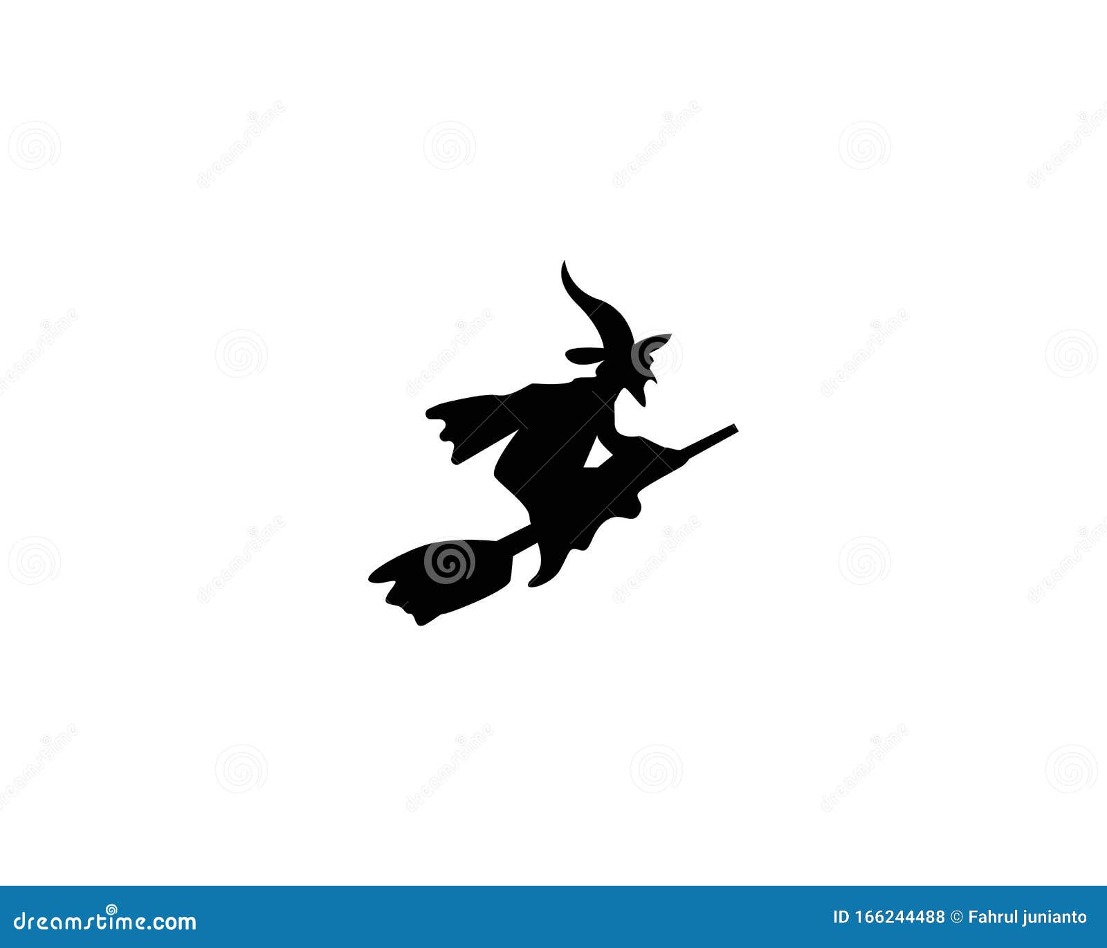 Witch Logo Design Vector Illustration Template Stock Vector ...
