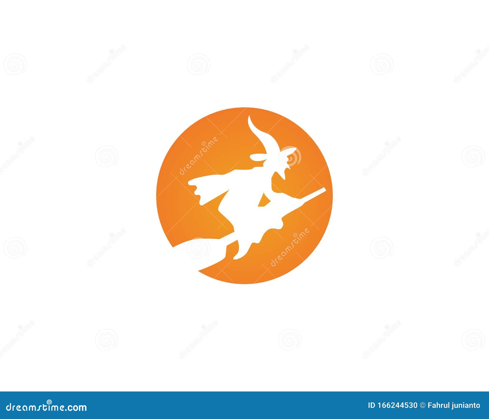 Witch Logo Design Vector Illustration Template Stock Vector ...
