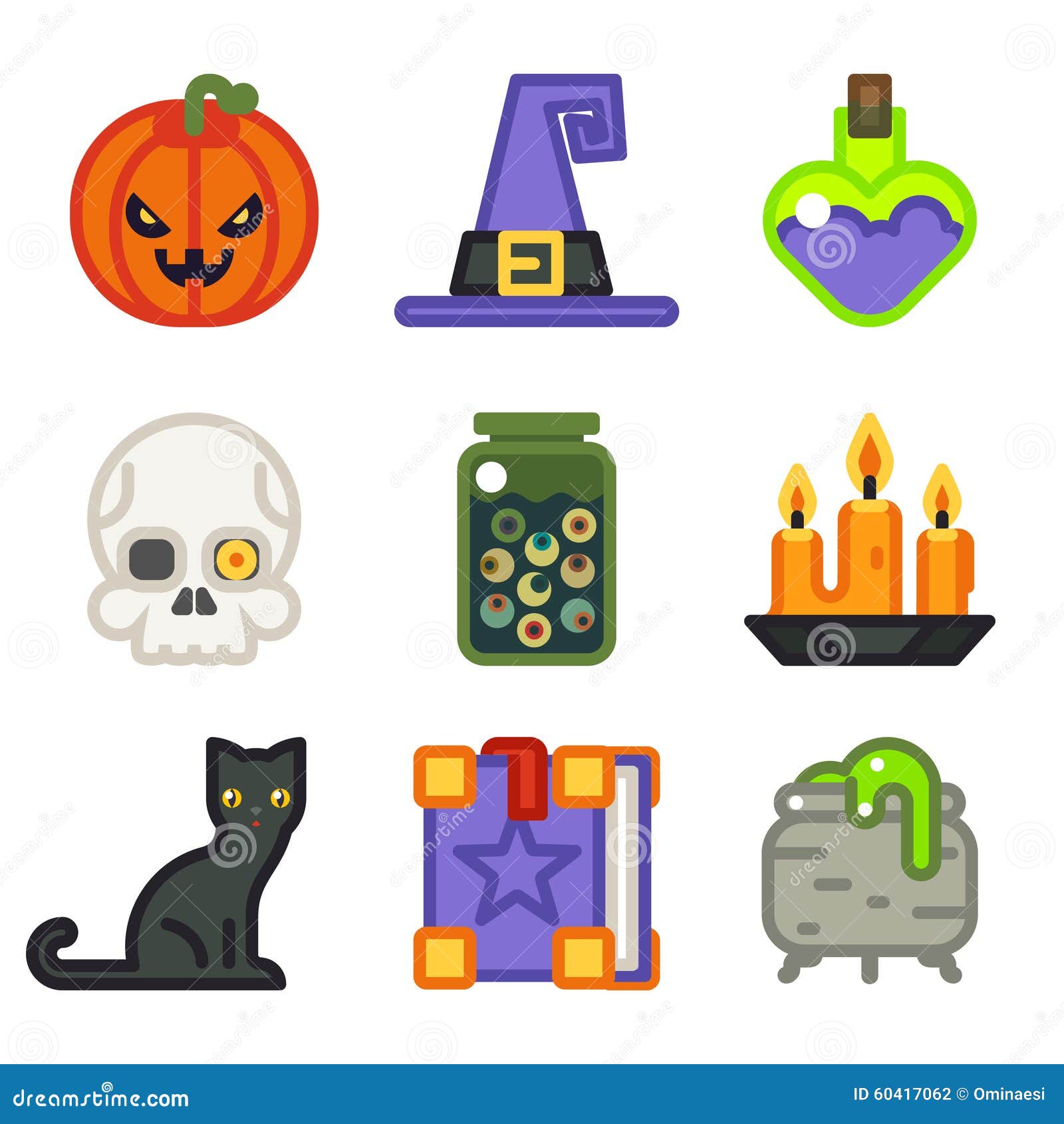 Magic Halloween Lets Party Invitation Horizontal Placard Poster Banner ...