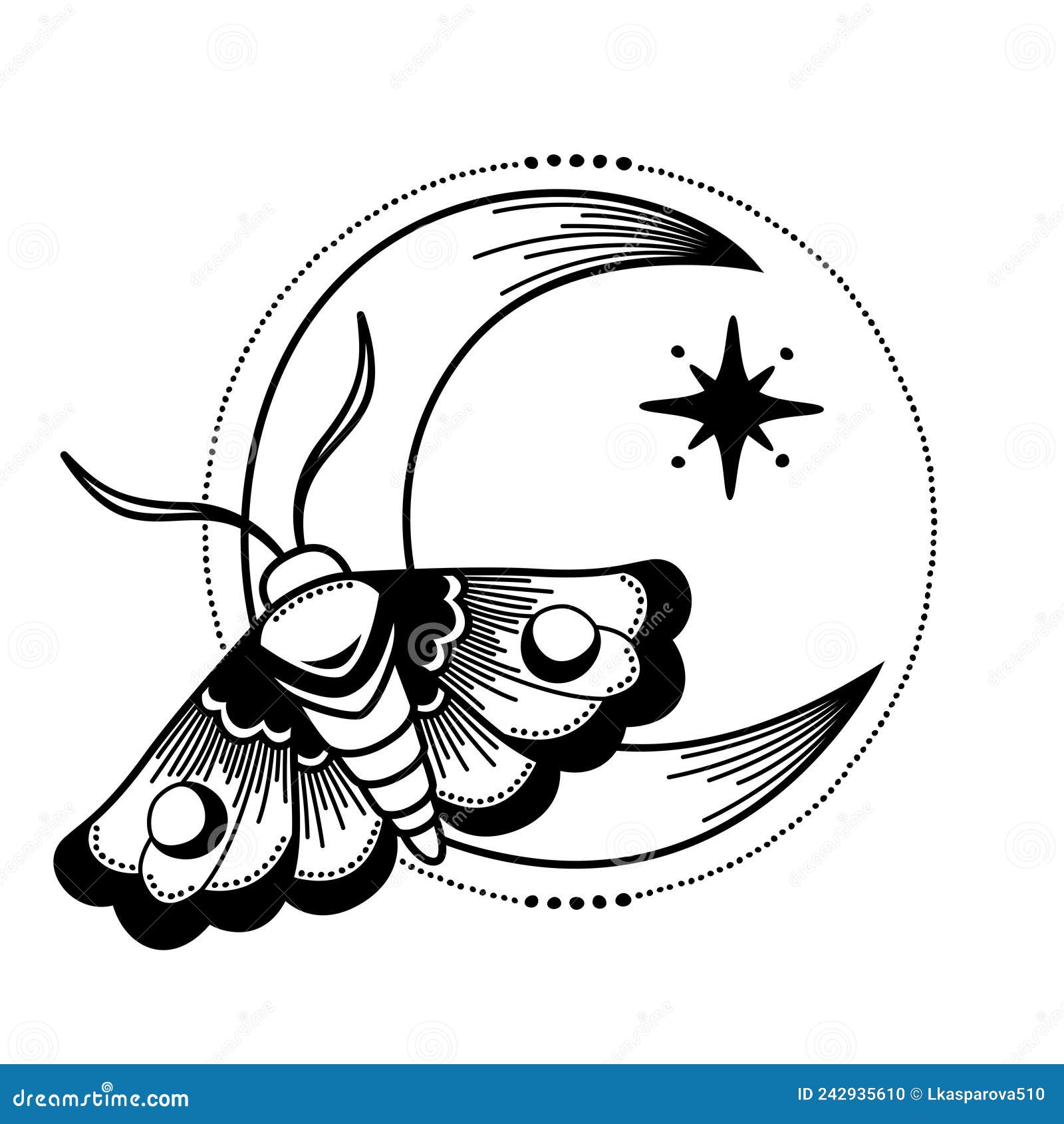 Moon Moth Butterfly Insect Vector Illustration Transparent Background ...