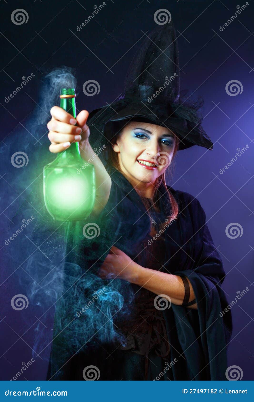 Witch making potion stock photo. Image of fashion, making - 27497182