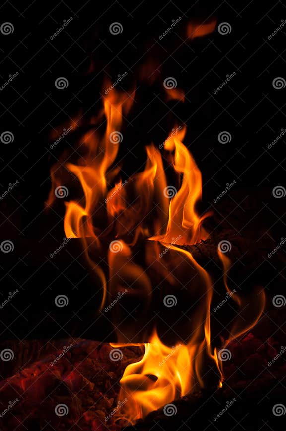 Witch Making Spells at Fire Stock Image - Image of idea, fairytale ...