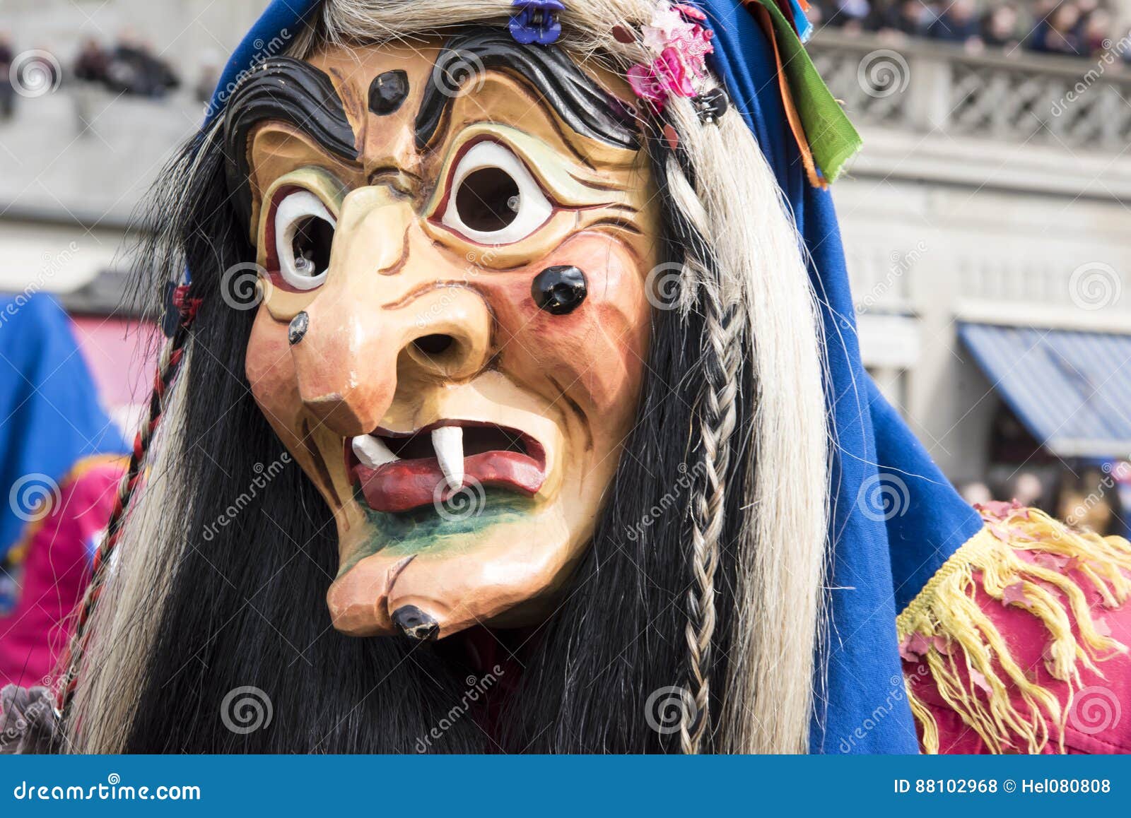 Witch Mask at carnival stock photo. Image of festival - 88102968