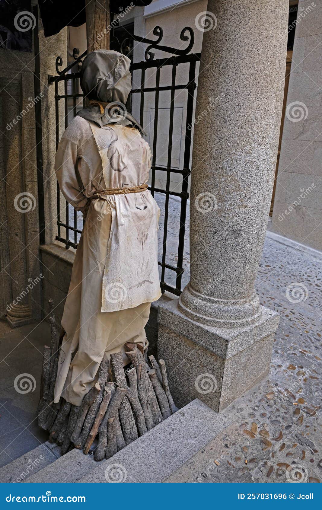 Medieval Torture Mask With A Scarry Face Stock Photography ...