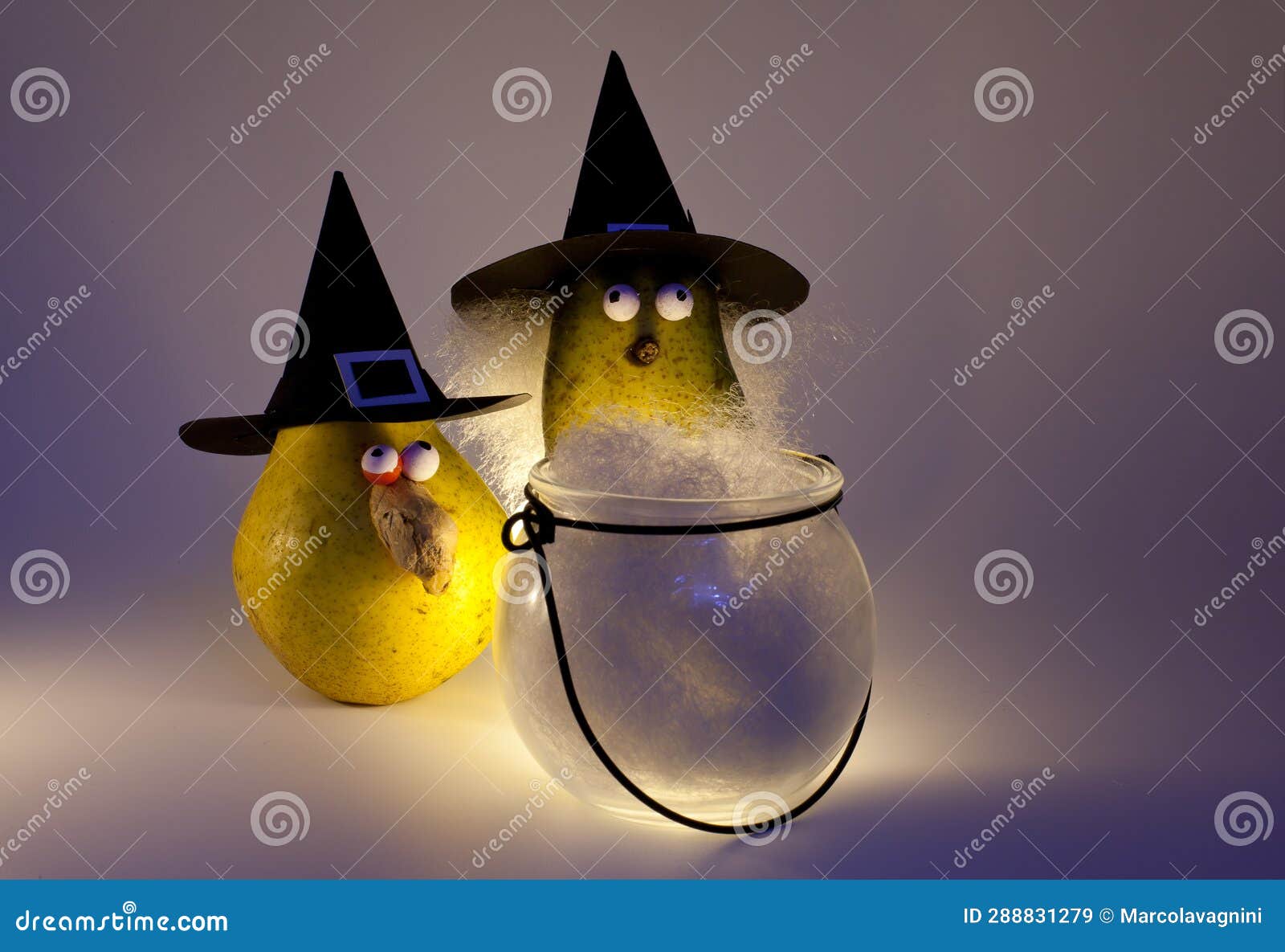 The Witch Pear - Halloween Series Stock Image - Image of fantasy, pear ...