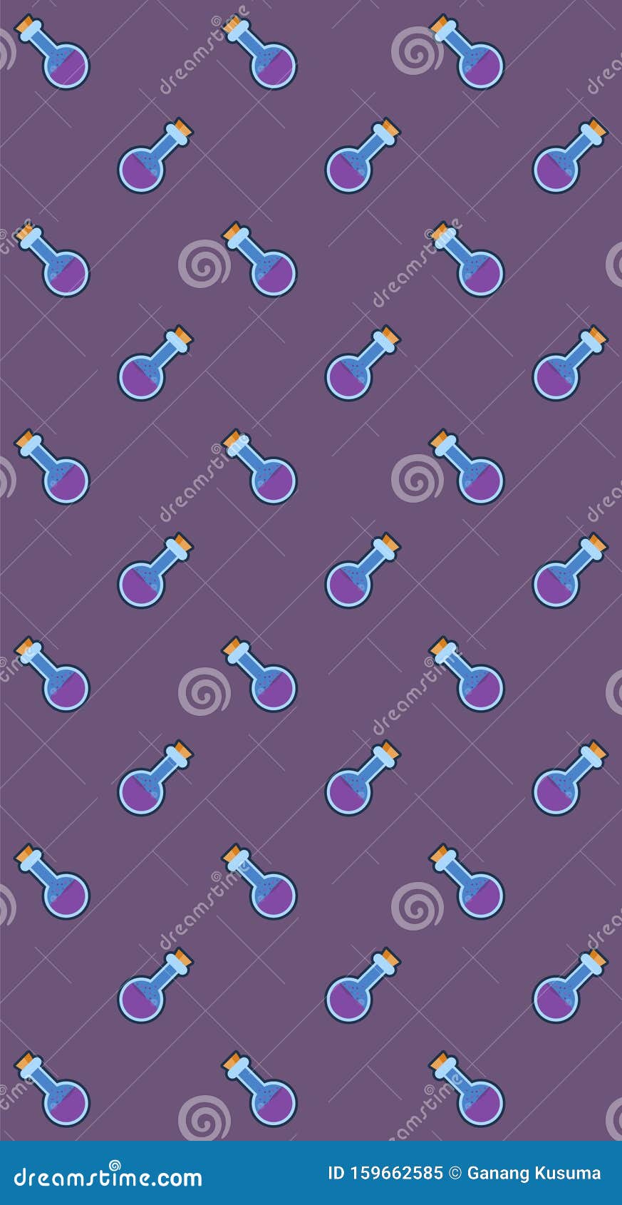 Witch Potion Vector Pattern Illustration for Halloween Banner Also Can ...