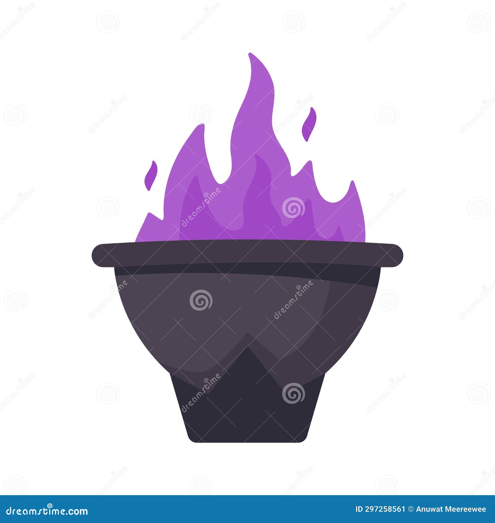 Witch S Poison Cauldron. Scary Devil S Cauldron Halloween Decoration ...