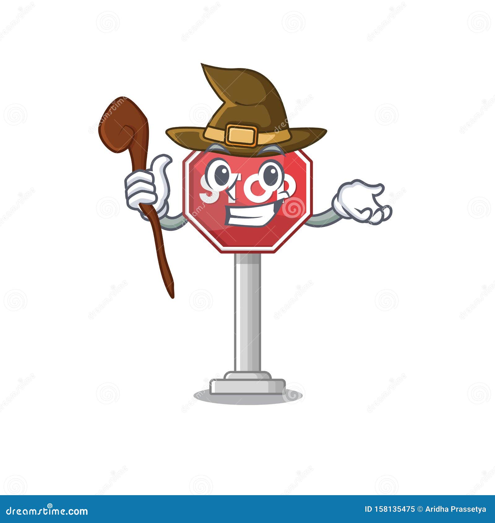 Stop Witch Sign. Red Prohibition Sign. Hag Symbol. Ban Hex Vector ...