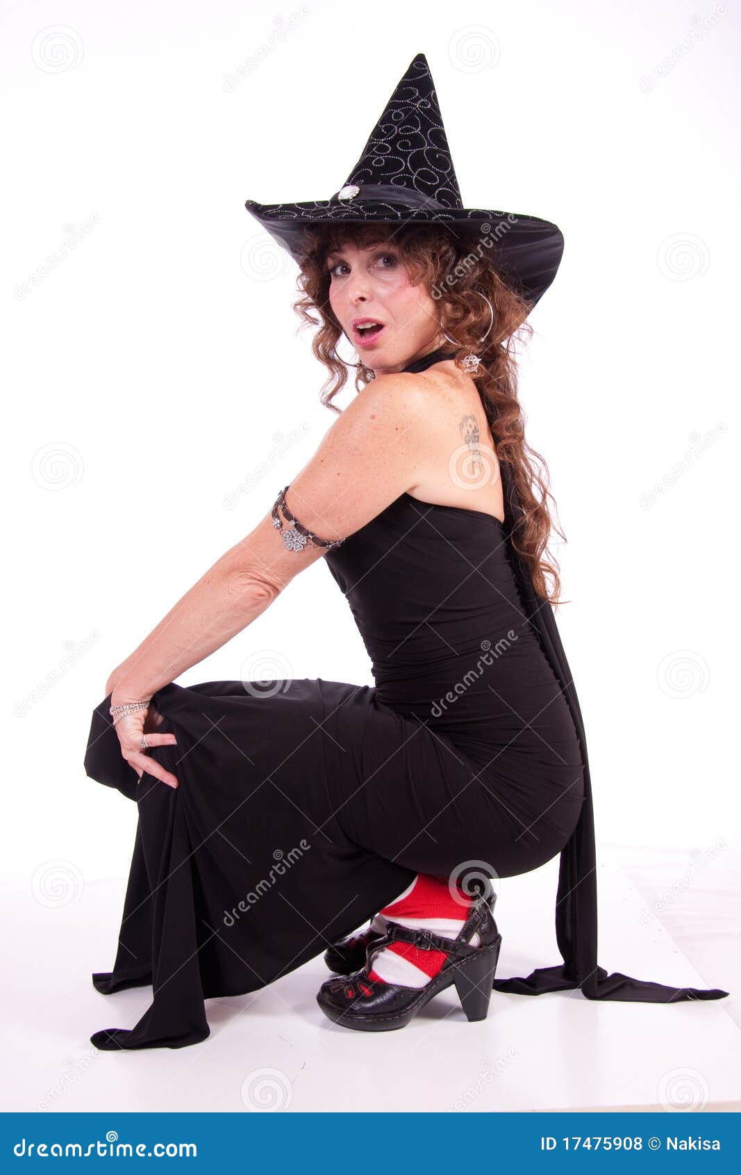 Witch with striped socks stock photo. Image of shoes - 17475908