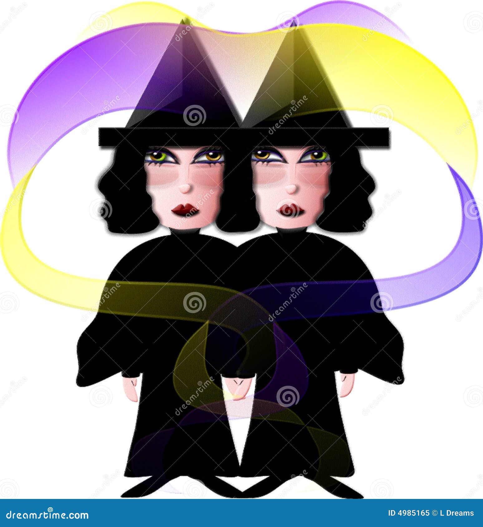 Witch Way? stock illustration. Illustration of celebrate - 4985165
