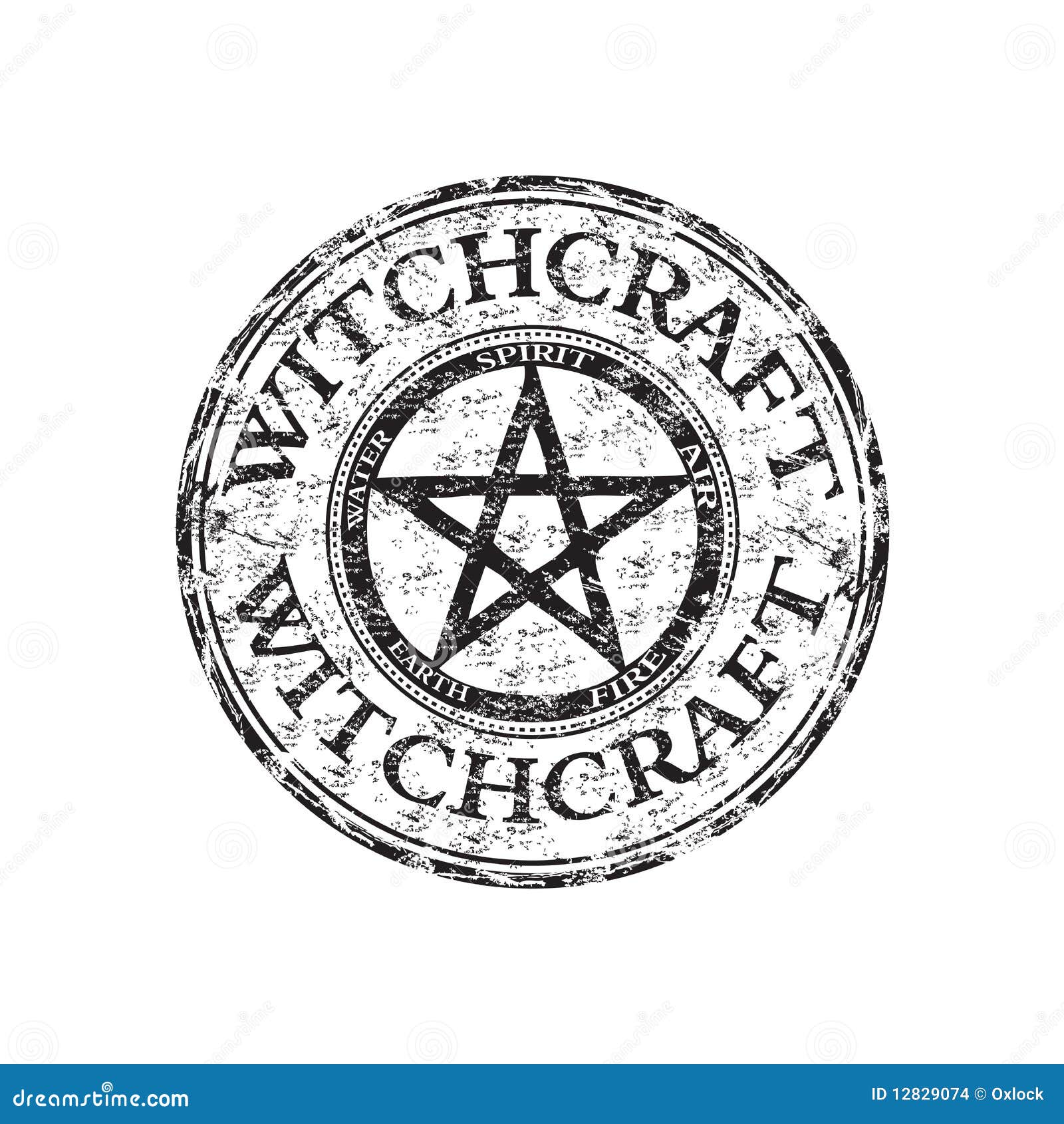 Witchcraft Grunge Rubber Stamp Stock Vector - Illustration of ...