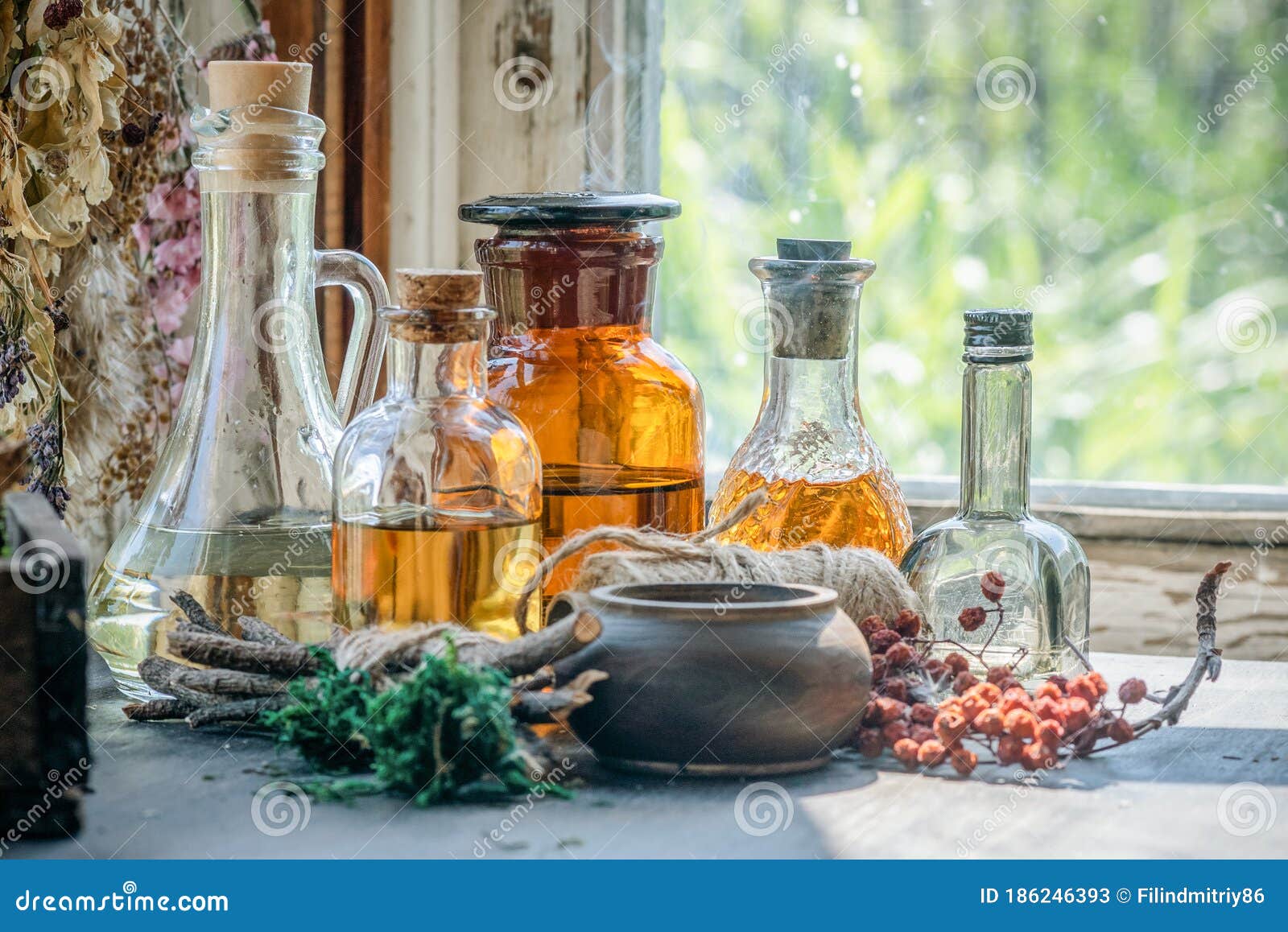 Witchcraft stock image. Image of doctor, potion, herbal - 186246393