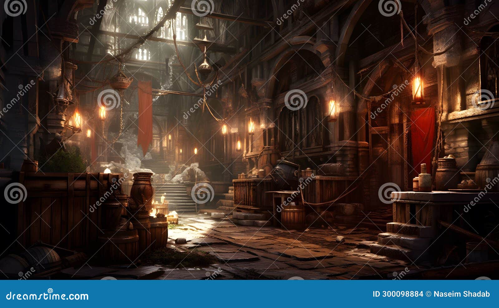 The witcher Environment stock illustration. Illustration of witcher ...