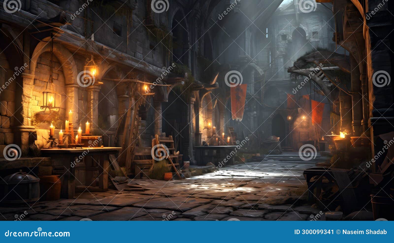 The witcher Environment stock illustration. Illustration of environment ...