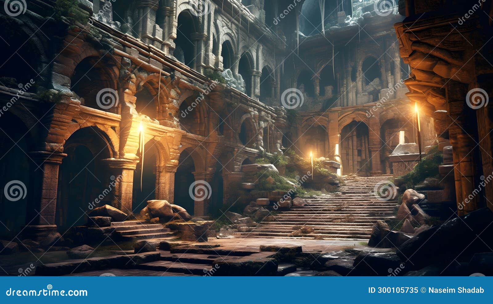 The witcher Environment stock illustration. Illustration of landmark ...