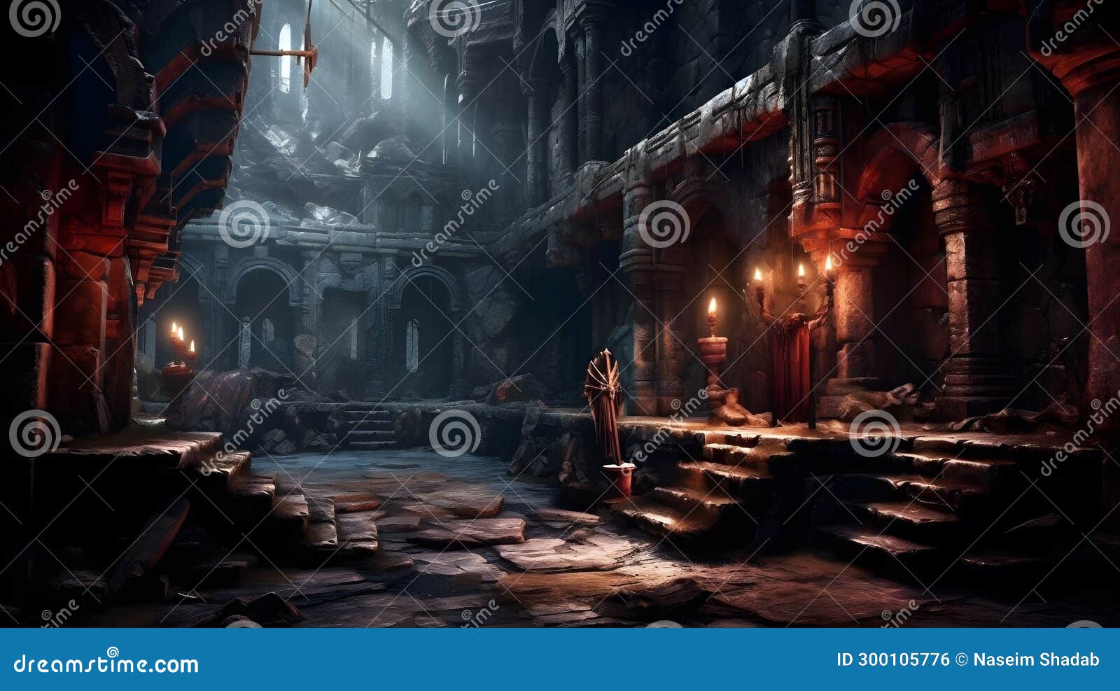 The witcher Environment stock illustration. Illustration of formation ...