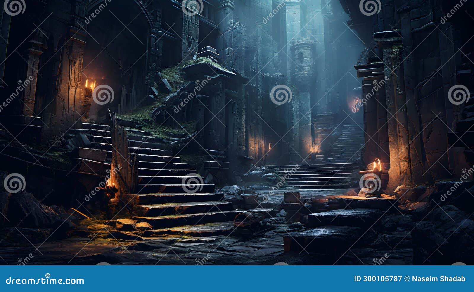 The witcher Environment stock illustration. Illustration of landmark ...