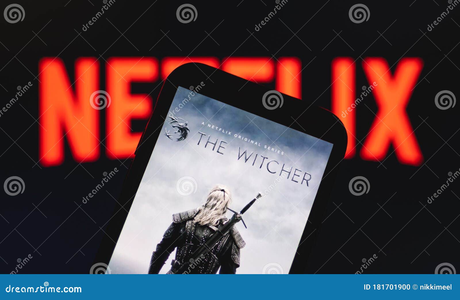 The Witcher From Netflix TV Series Poster. Editorial Image ...
