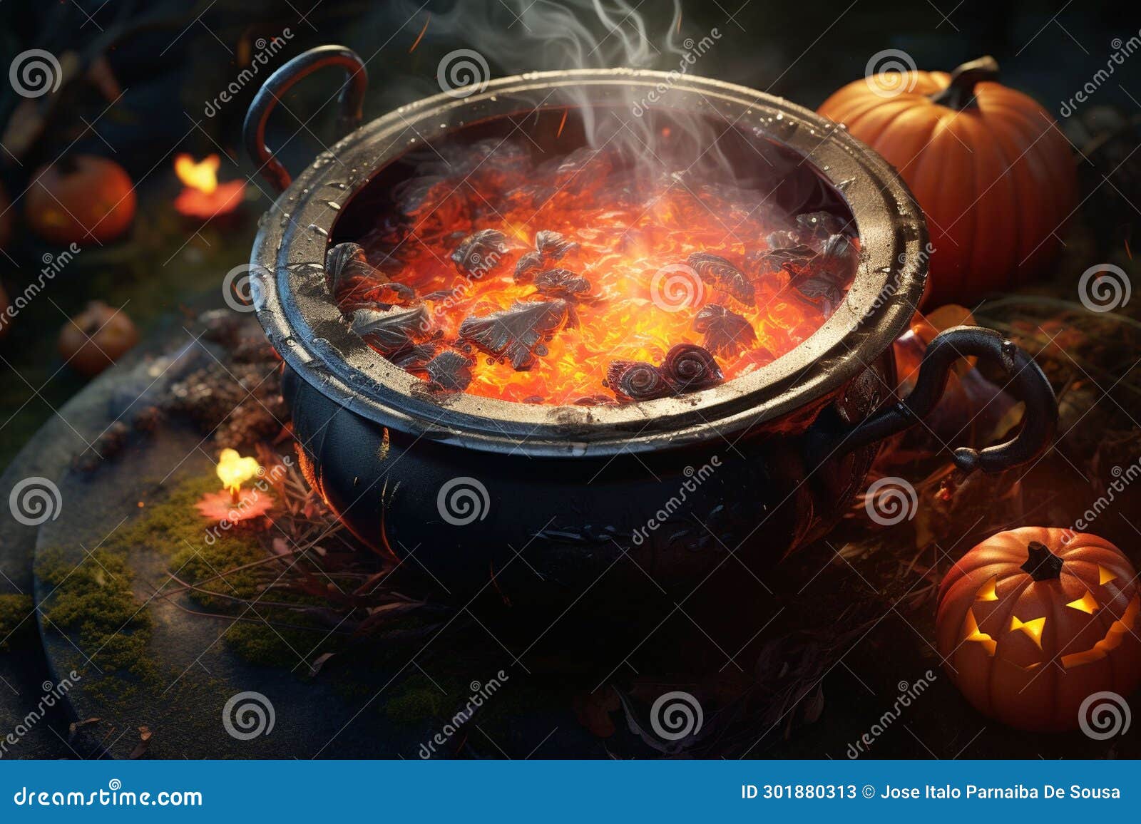 Witchs Potion Cauldron A Witchs Cauldron Royalty-Free Stock Image ...