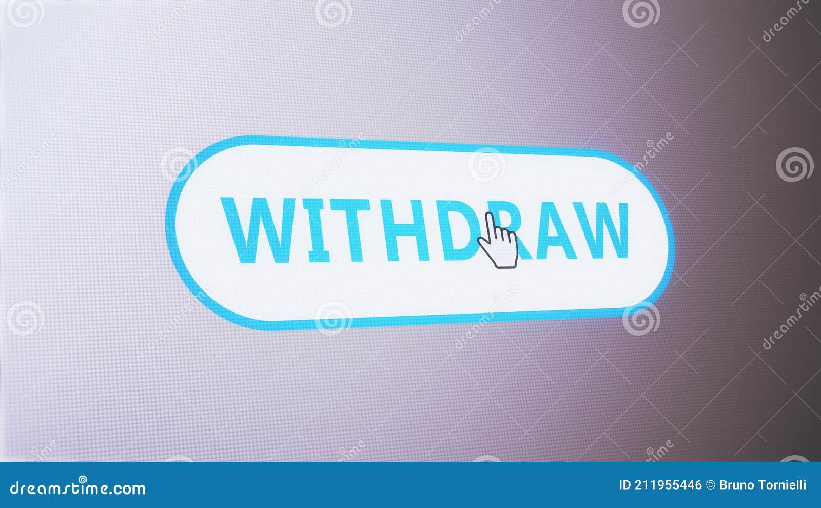 Withdraw Icon Button Text Click Mouse Label Tag Animation Stock Footage ...