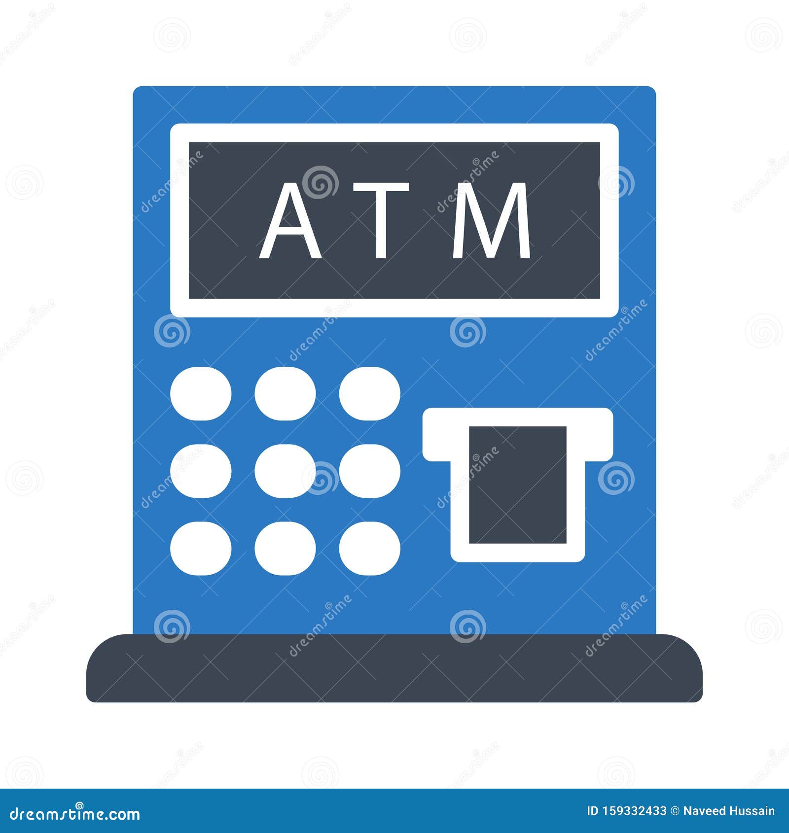 Withdraw glyph color icon stock vector. Illustration of icon - 159332433