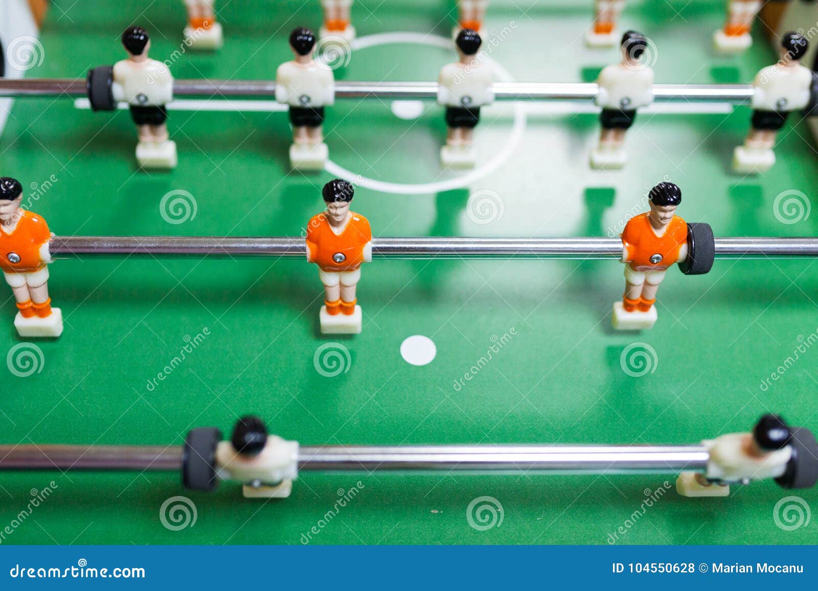 Player in table football stock photo. Image of goal - 104550628