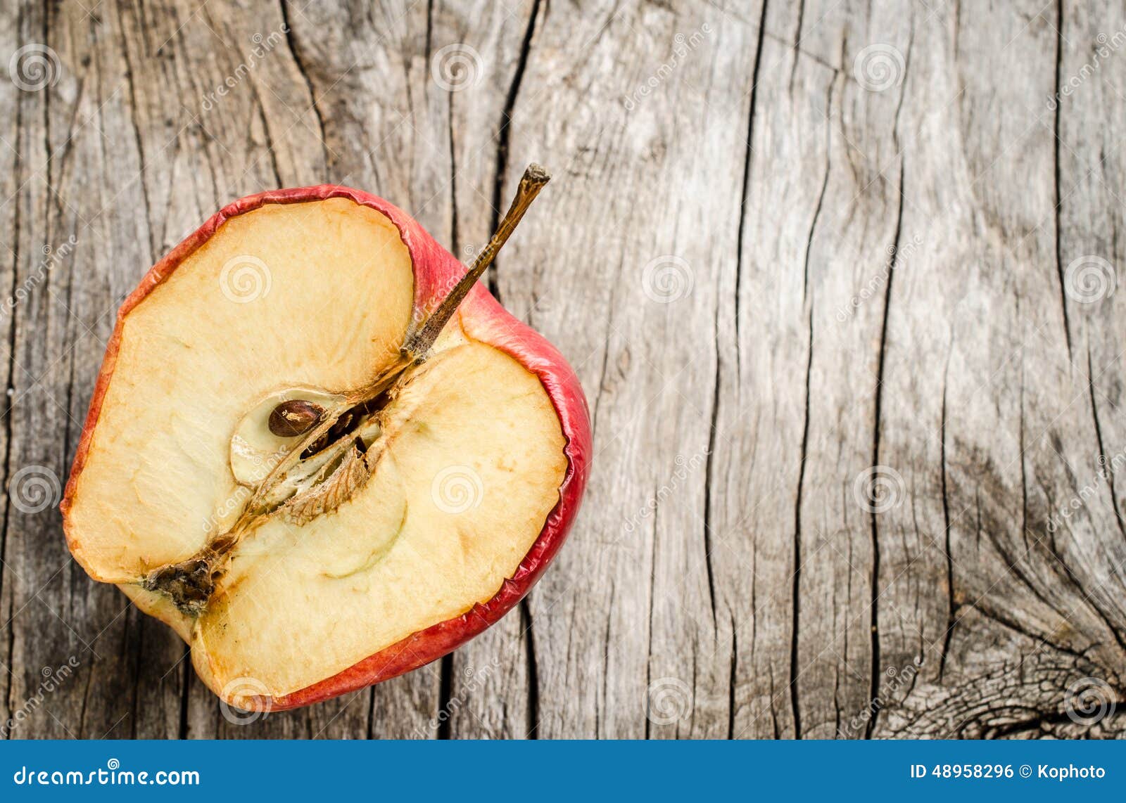 A wither apple stock photo. Image of healthy, delicious - 48958296