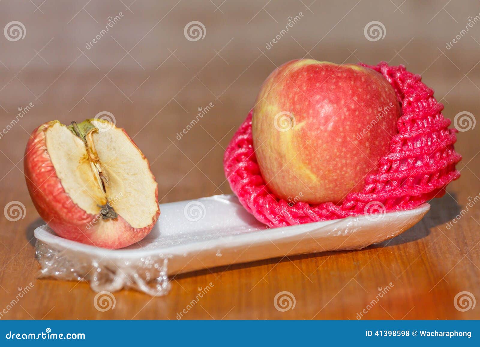 Withered apple stock photo. Image of core, food, unappetizing - 41398598