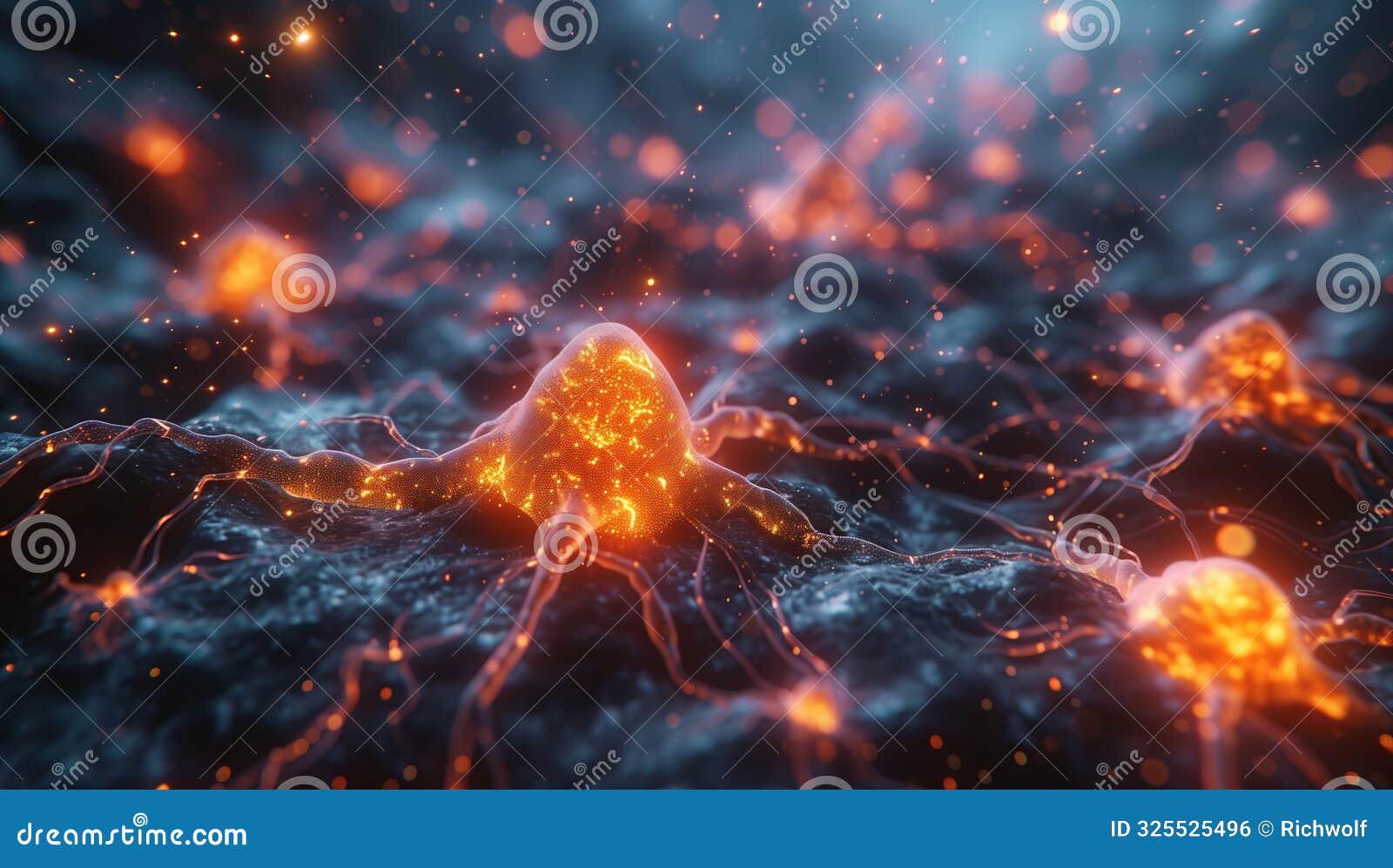 Witness the Electrifying Neural Network a HighResolution 3D Render ...