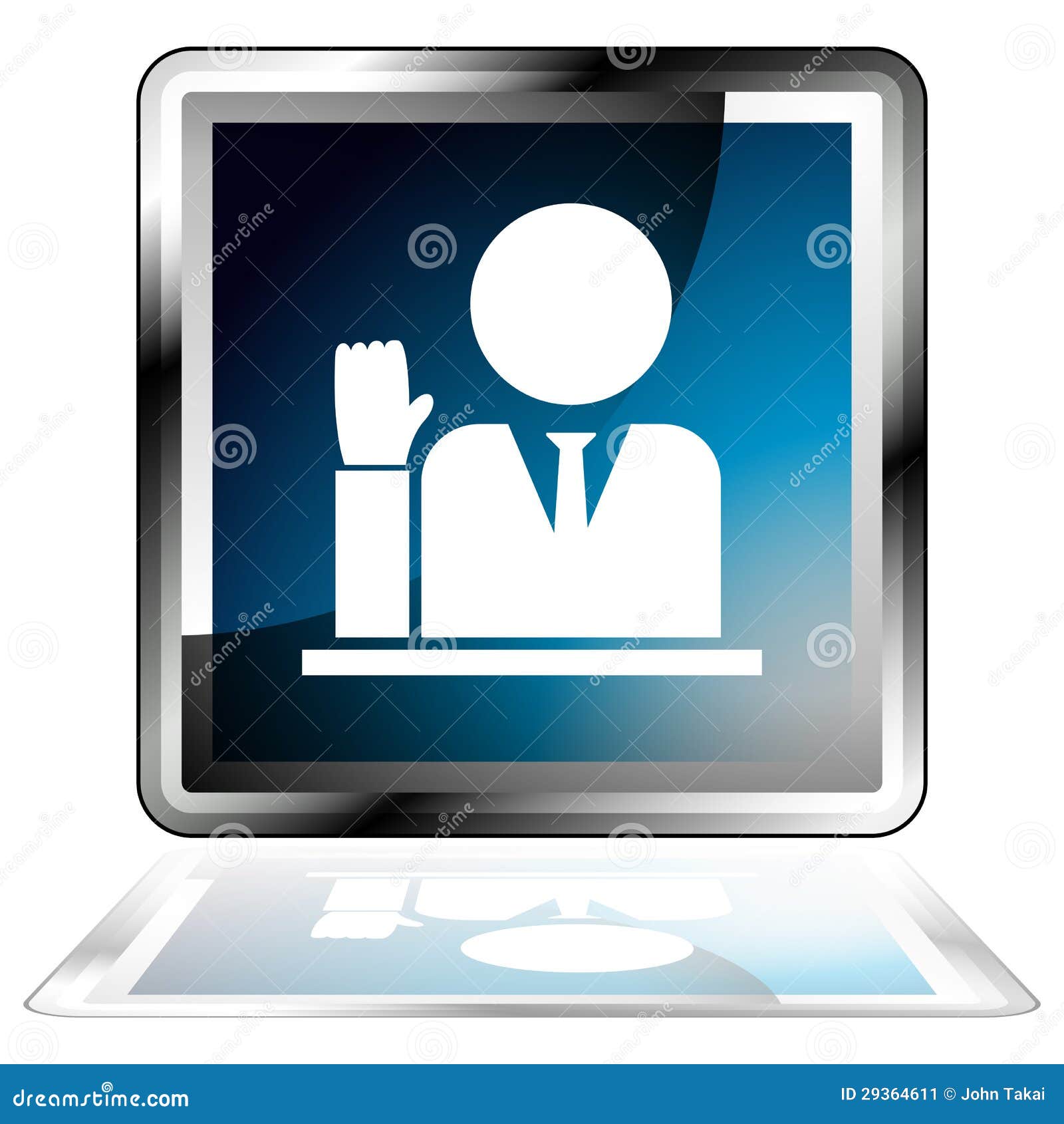 Witness Icon stock vector. Illustration of clipart, judicial - 29364611