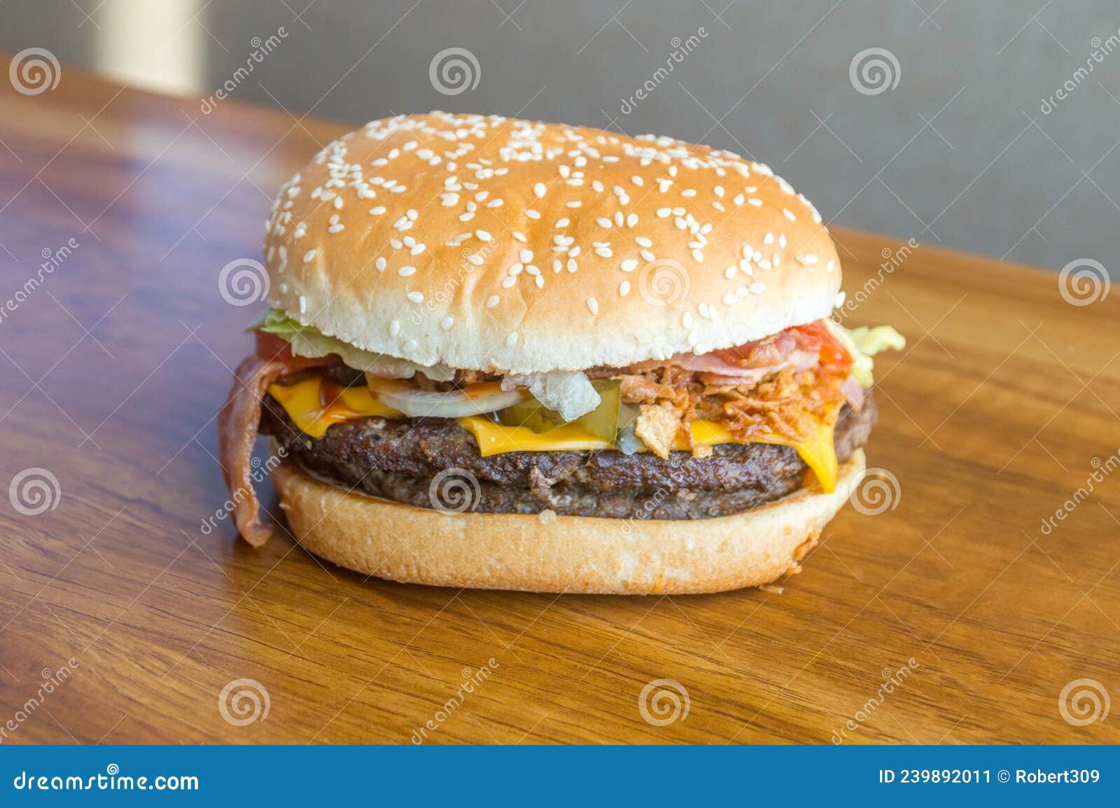 Texas BBQ Whopper from Burger King Stock Image - Image of lettuce ...