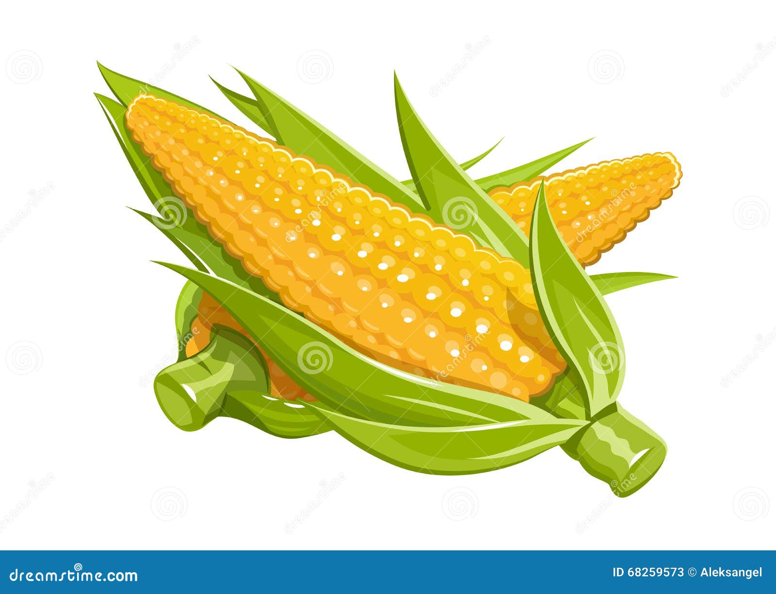 Witte Achtergrond Van De Graan De Vectorillustratie Eps10 Vector ...