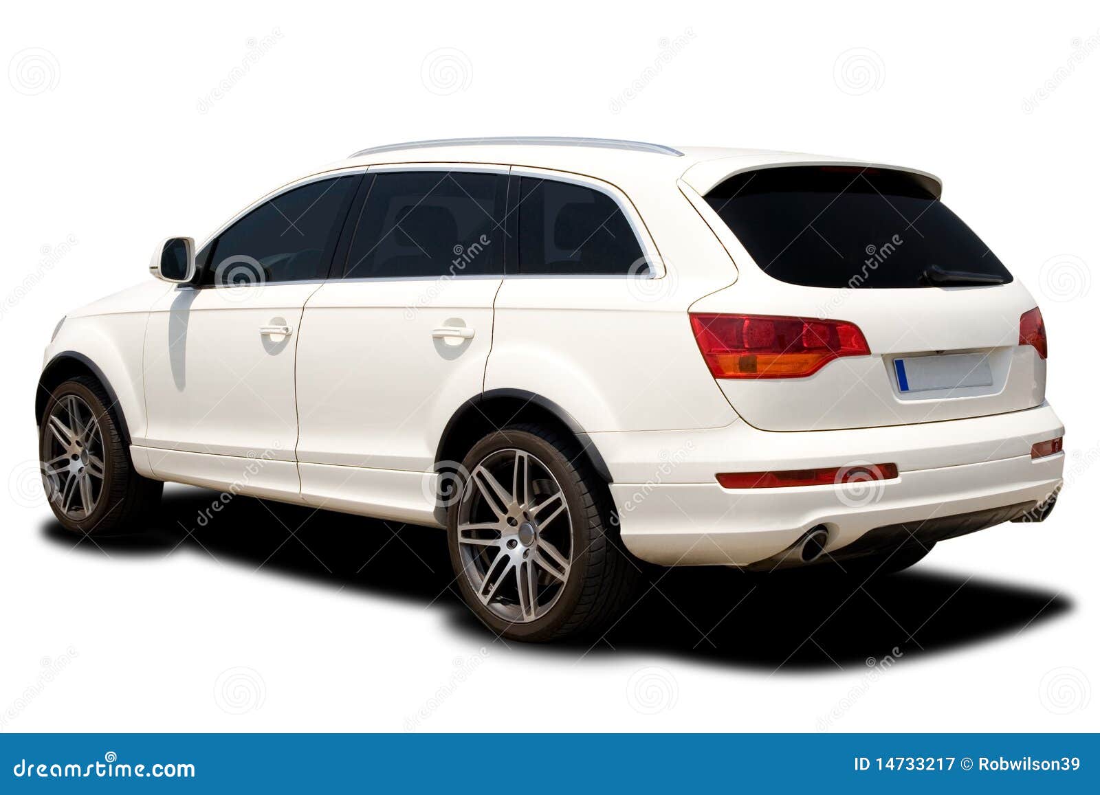 Witte Auto stock afbeelding. Image of modern, elektrisch - 14733217