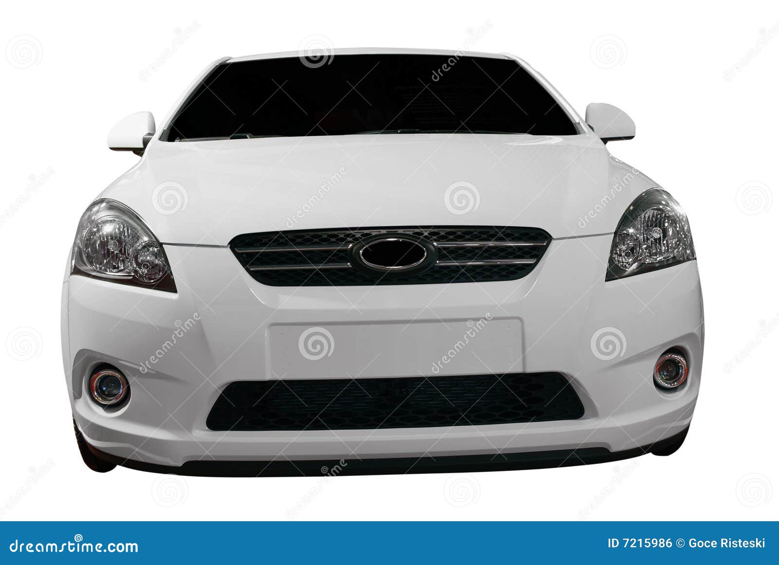 Witte auto stock foto. Image of luxe, exclusief, bovenkant - 7215986