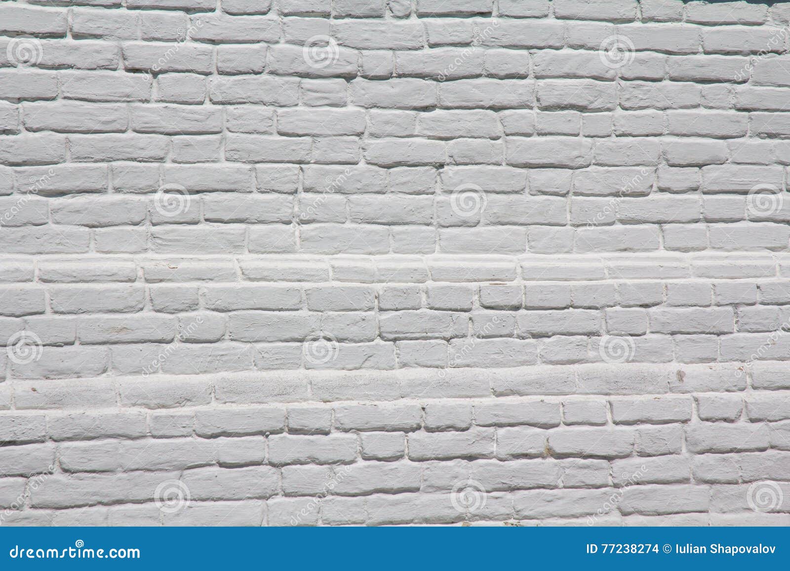 Witte bakstenen muur stock foto. Image of verlaten, vloer - 77238274