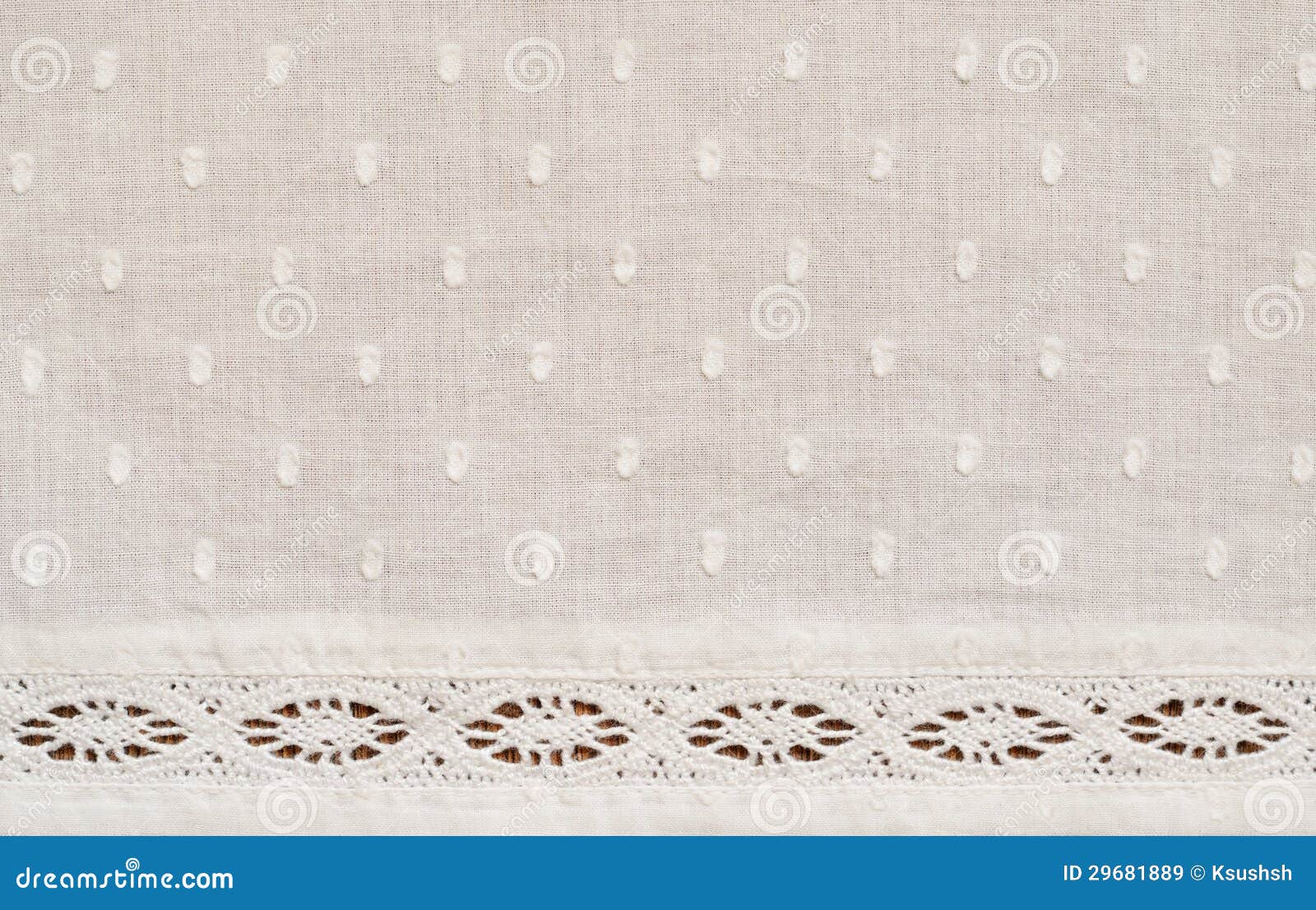 Witte bevlekte stof stock afbeelding. Image of decoratie - 29681889