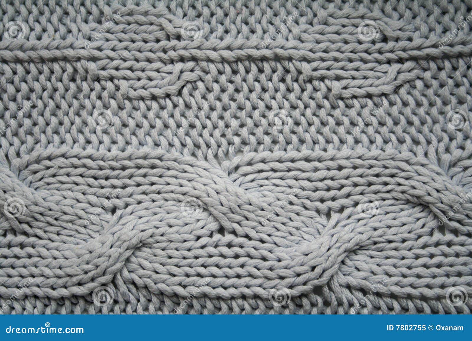 Witte En Blauwe Gebreide Geweven Stof Stock Afbeelding - Image of ...