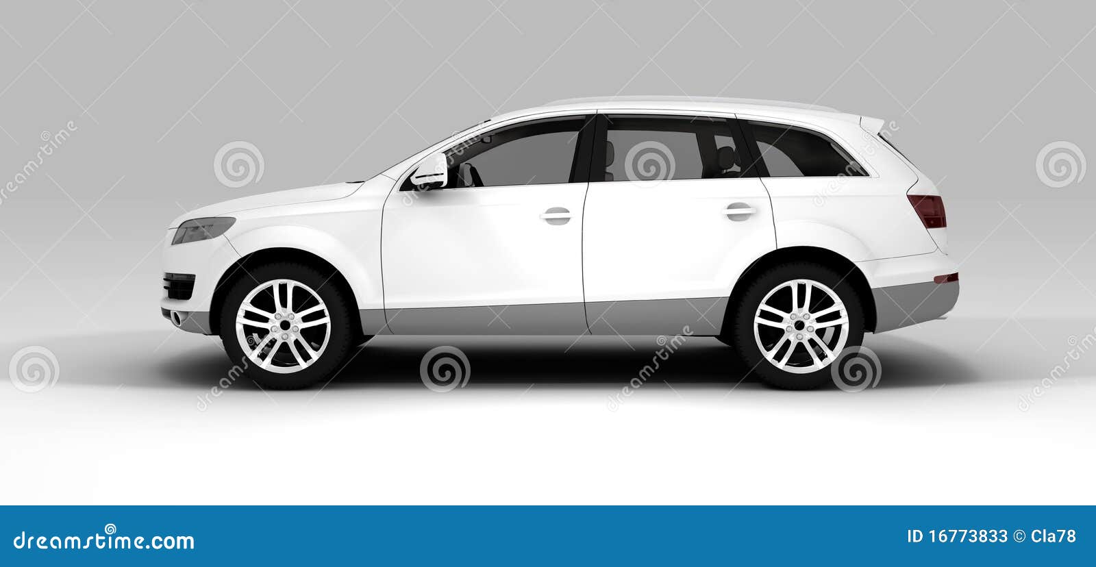 Witte grote auto stock afbeelding. Image of achtergrond - 16773833