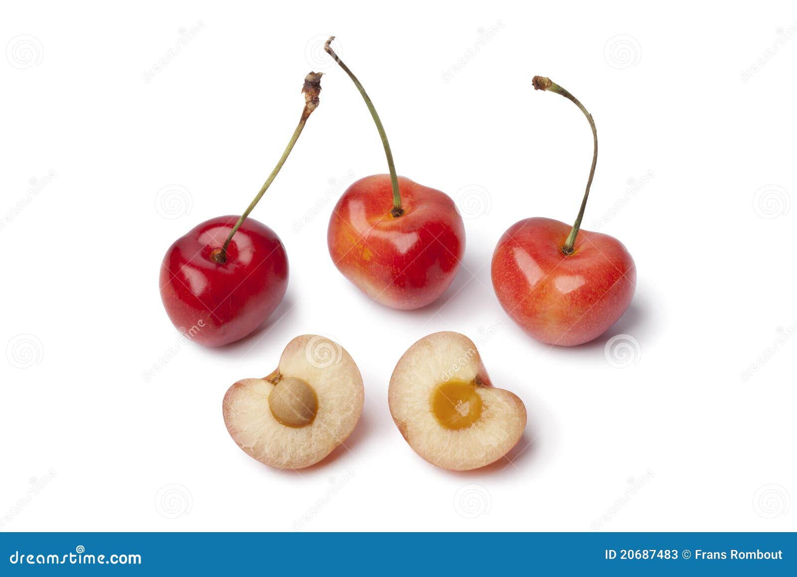 Witte kersen stock afbeelding. Image of kersen, eten - 20687483