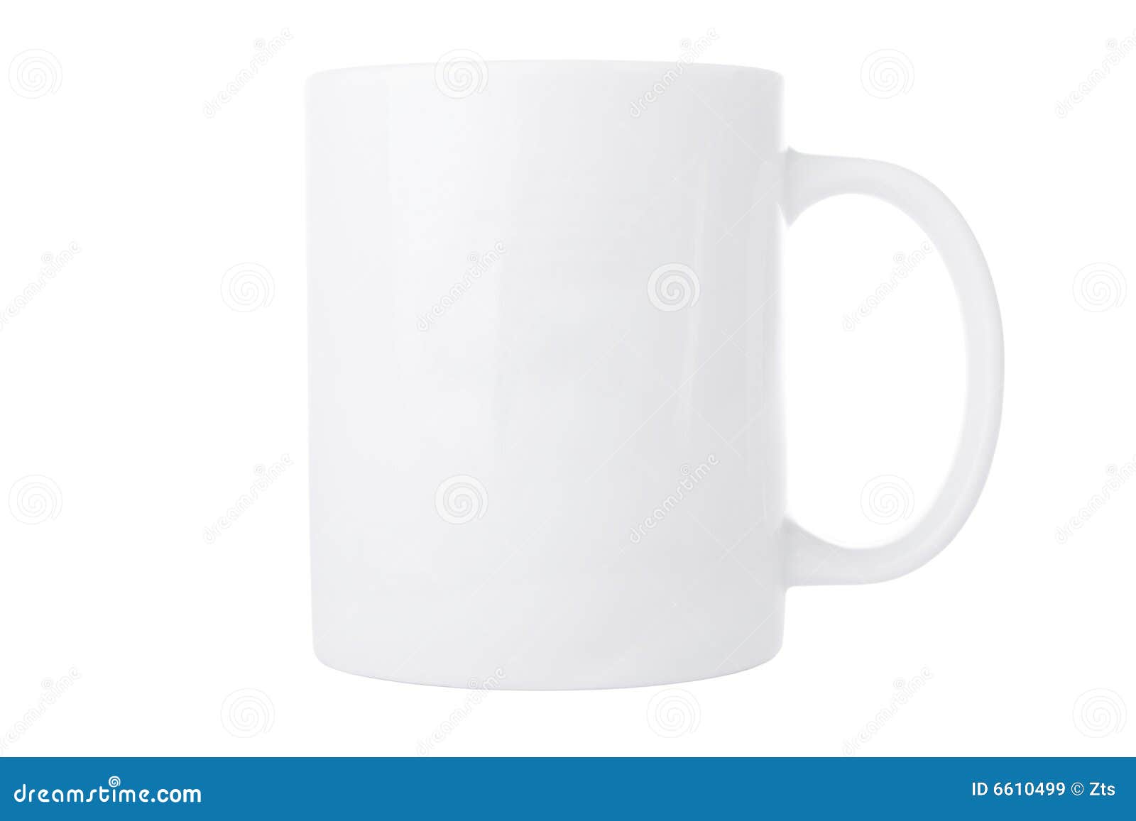 Witte mok stock afbeelding. Image of studio, achtergrond - 6610499