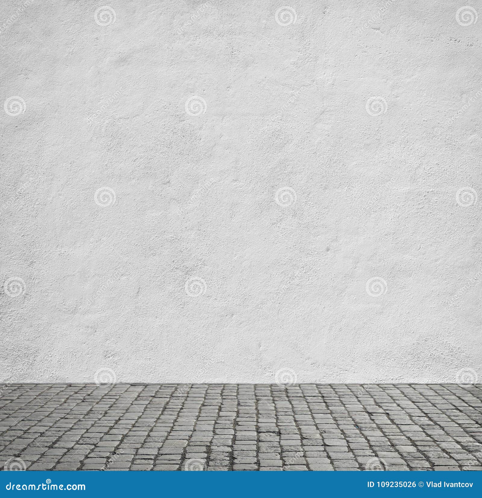 Witte muur en vloer stock foto. Image of stad, cement - 109235026