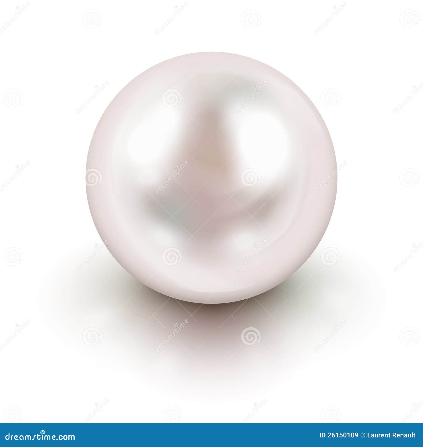 Witte Parel Royalty-vrije Stock Afbeeldingen - Beeld: 26150109