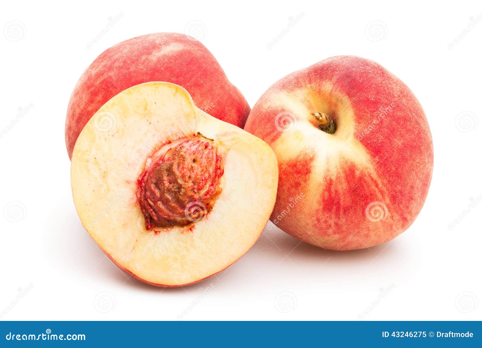 Witte perzik stock afbeelding. Image of achtergrond, trillend - 43246275