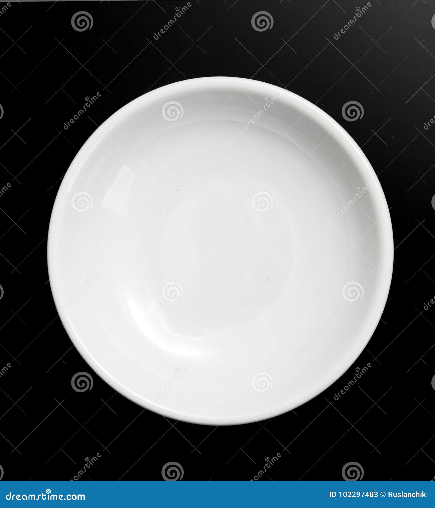 Witte plaat stock afbeelding. Image of schotel, bestek - 102297403