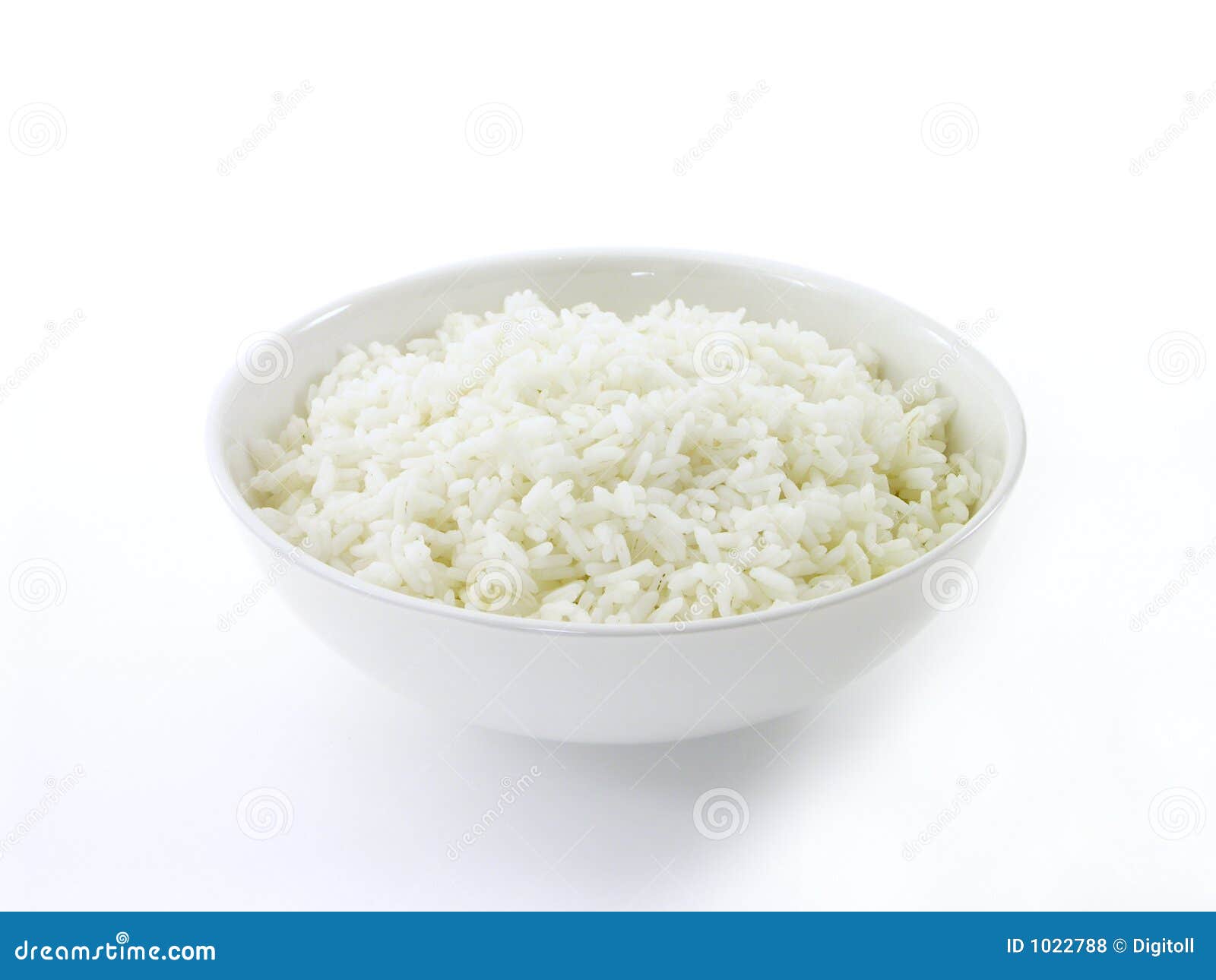 Witte Rijst; 1 van 2 stock foto. Image of dienst, dieet - 1022788