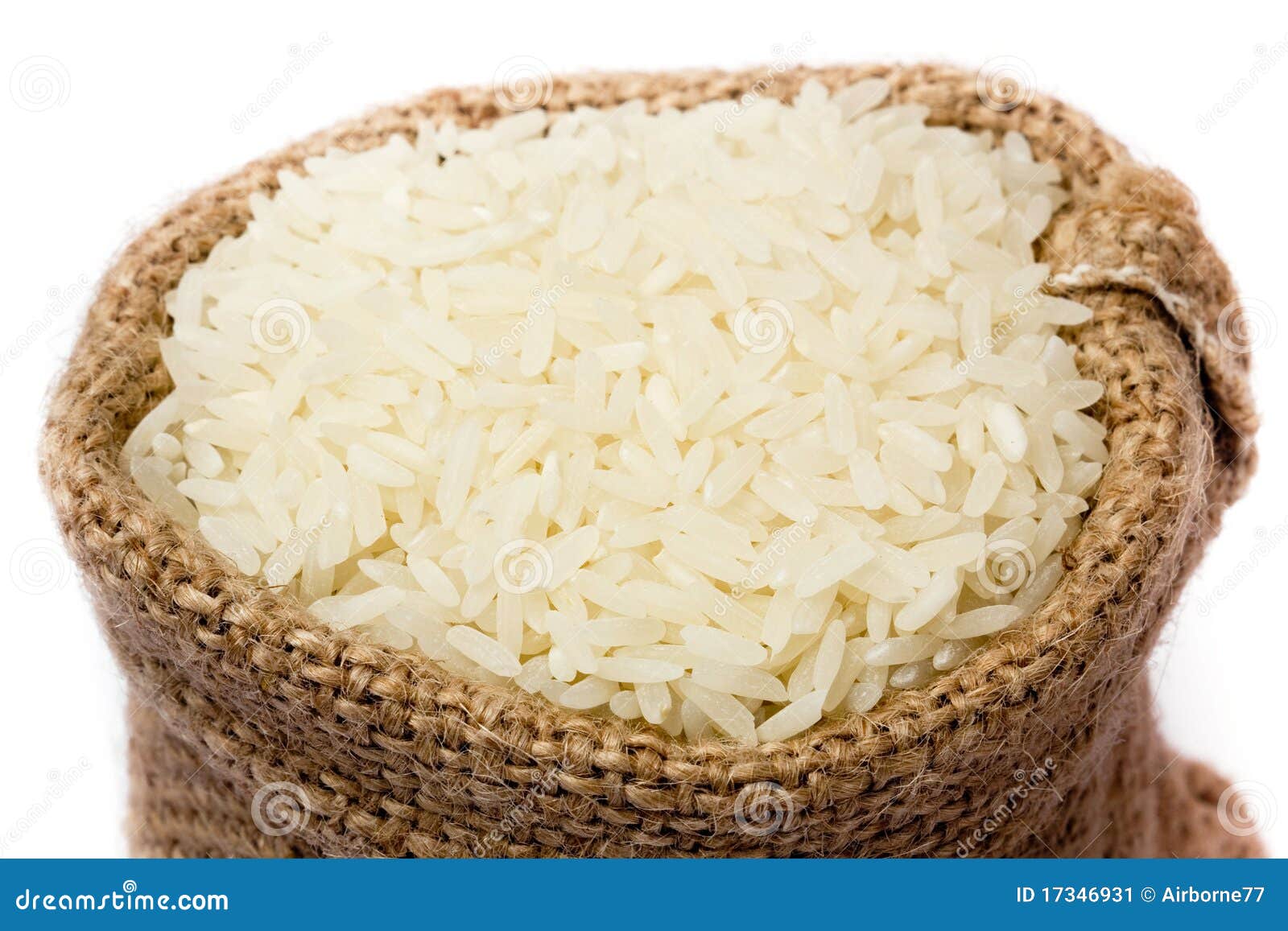 Witte rijst stock afbeelding. Image of eten, korrel, achtergrond - 17346931