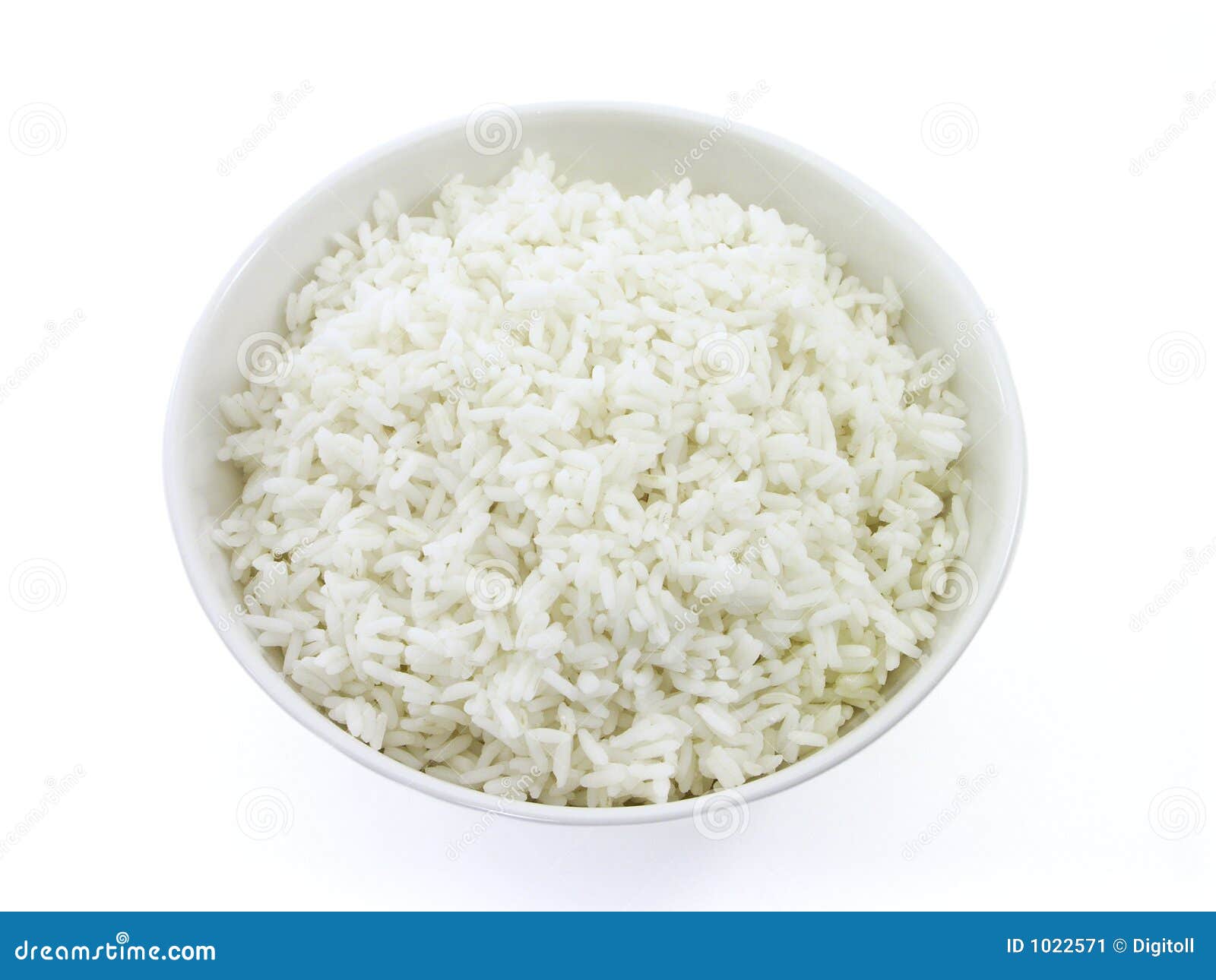 Witte Rijst; 2 van 2 stock afbeelding. Image of diëet - 1022571
