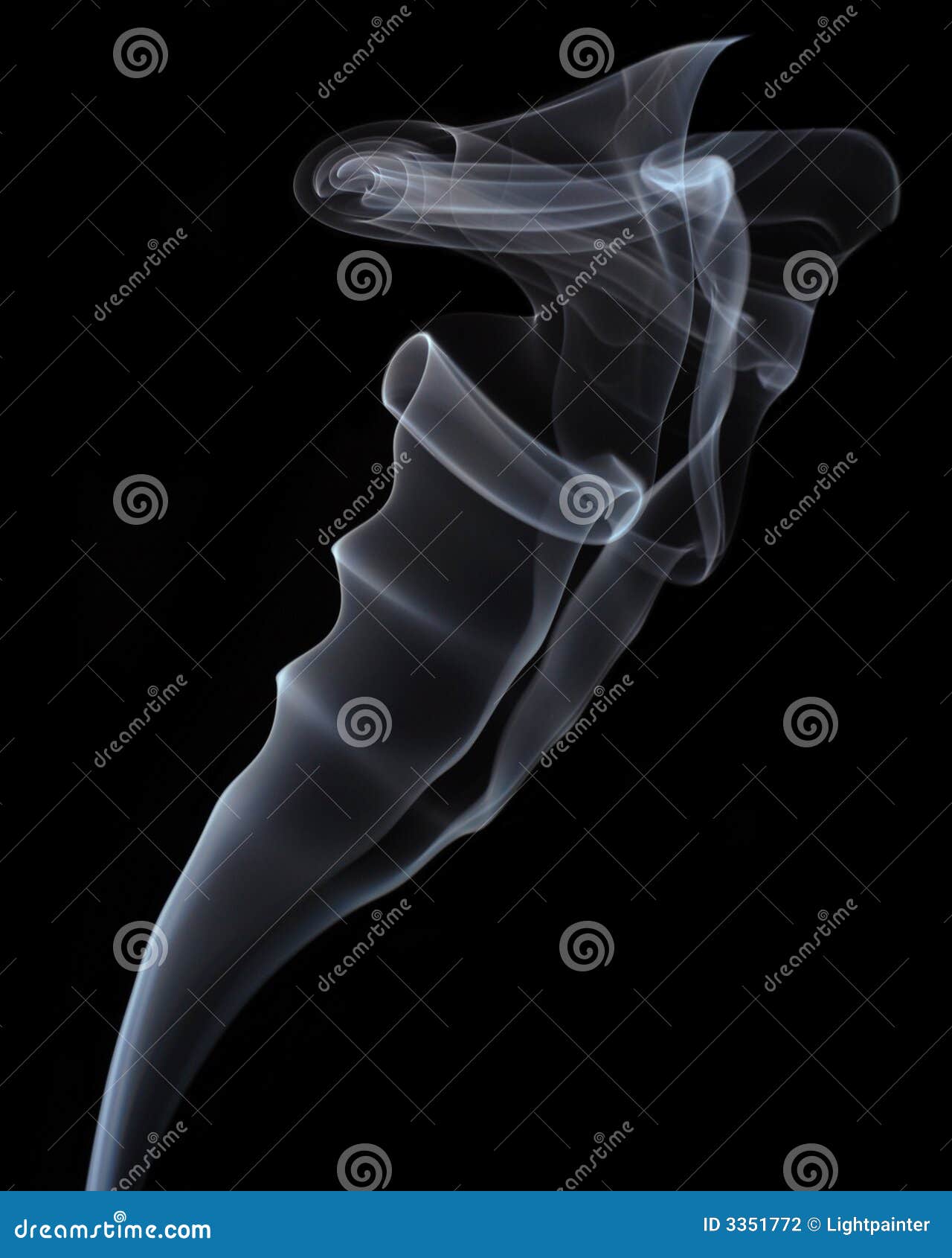 Witte rook stock foto. Image of geest, stromen, teken - 3351772