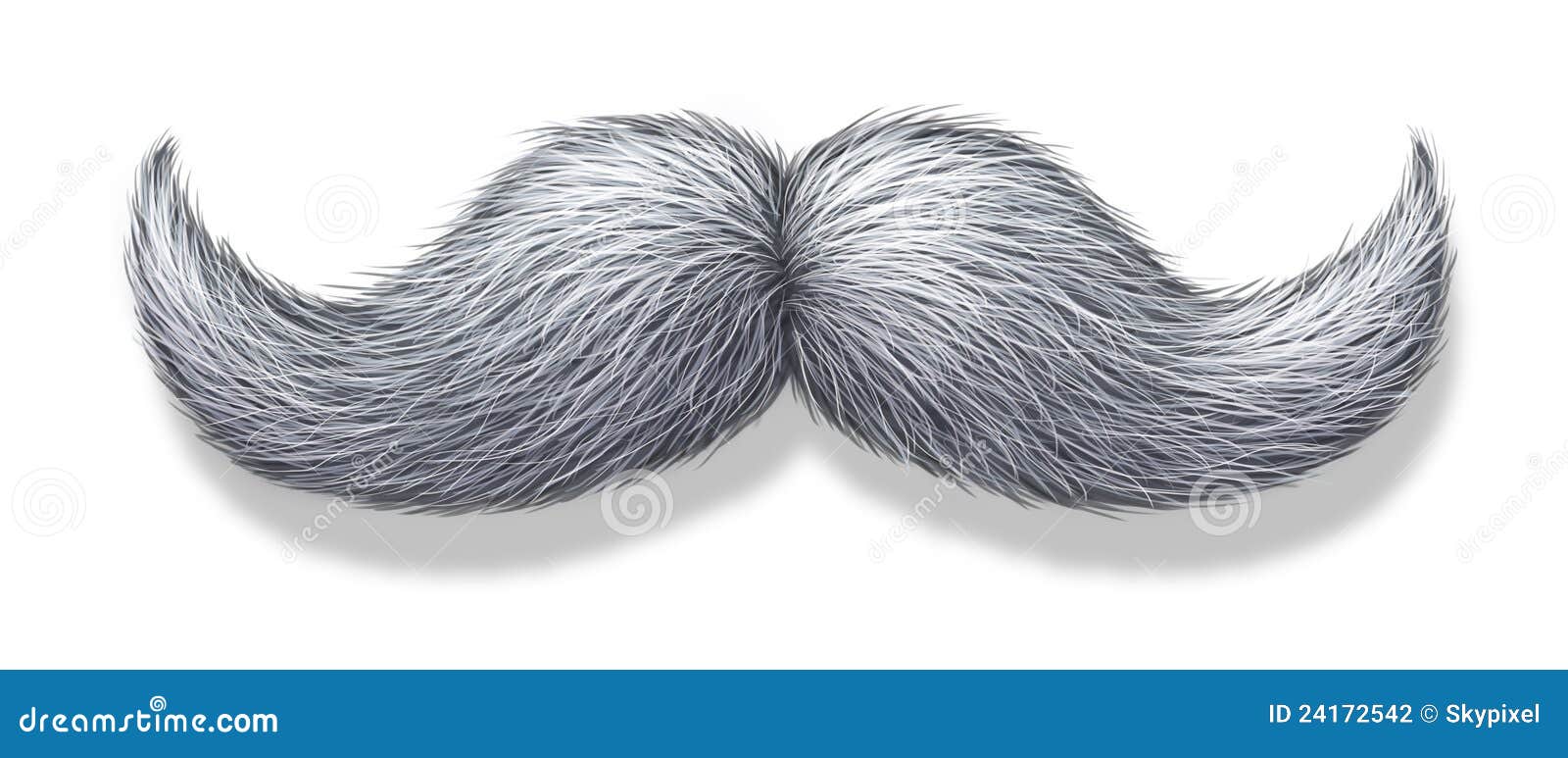 Witte Snor stock illustratie. Illustration of vermomming - 24172542