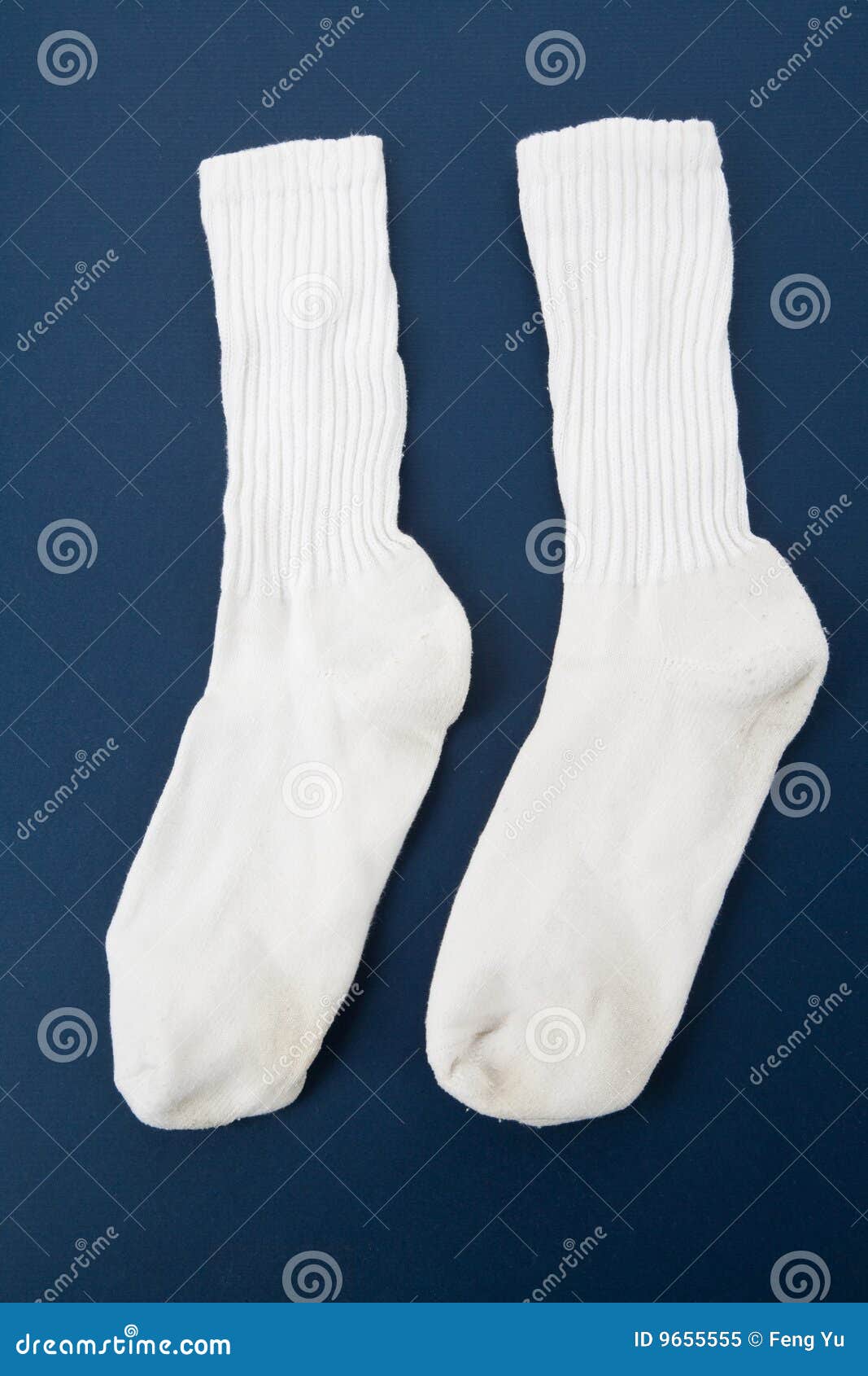 Witte Sokken stock afbeelding. Image of paar, kleding - 9655555